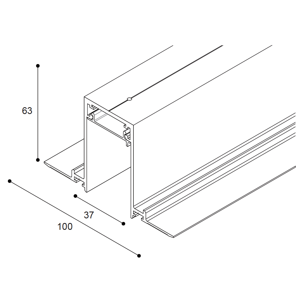 SHADOWLINE RECESSED TRACK SYSTEM | DLD Contract